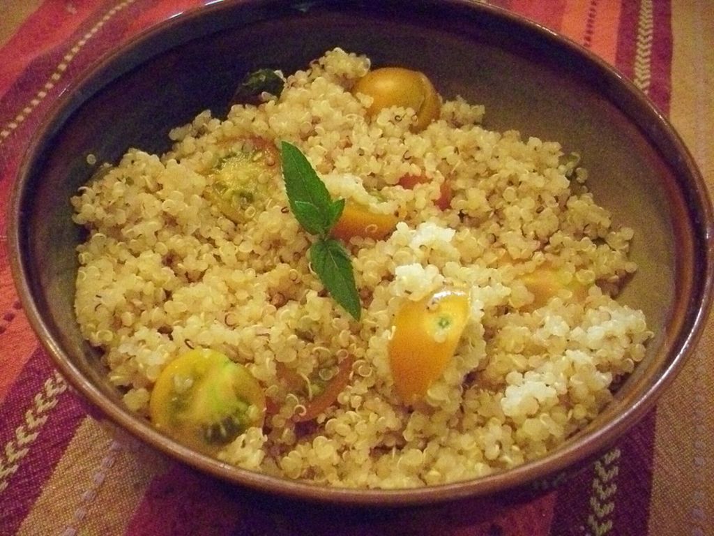 Lemony Mint Quinoa | Gluten Free Goodness